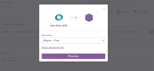 Add New Relic In Heroku Using Play 2 Java Application Pedro